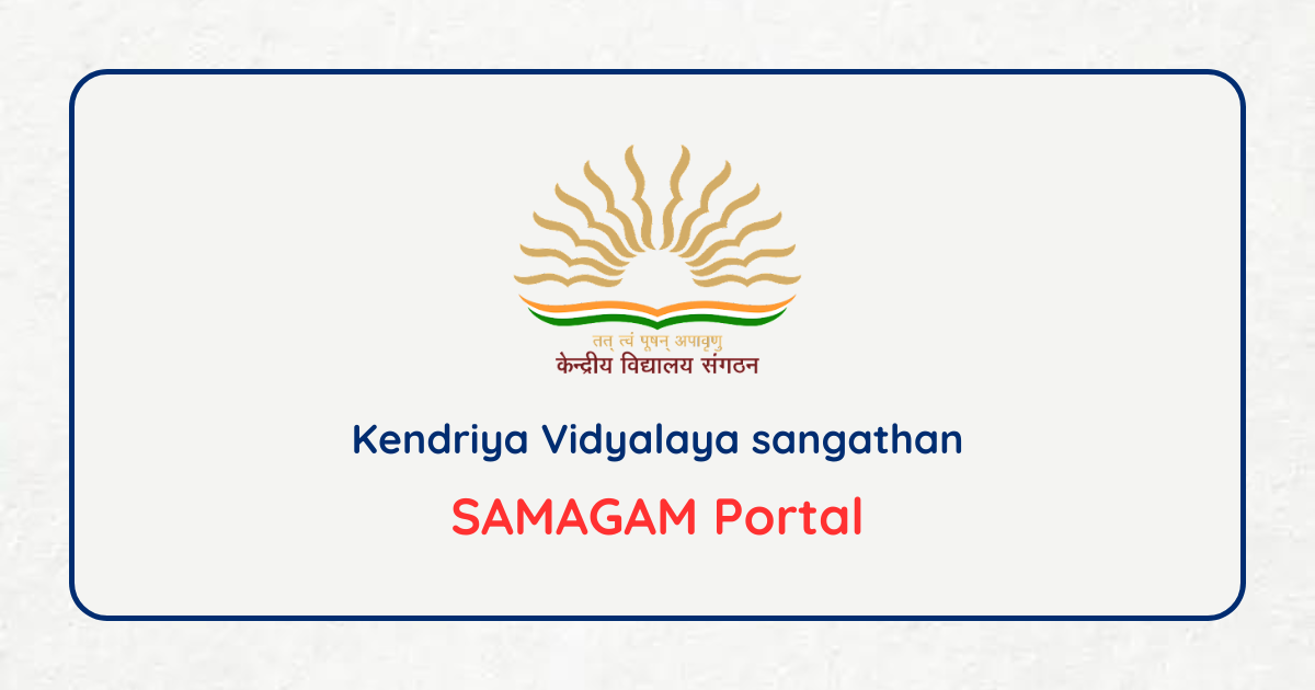 KVS SAMAGAM - An in-house ERP of KVS
